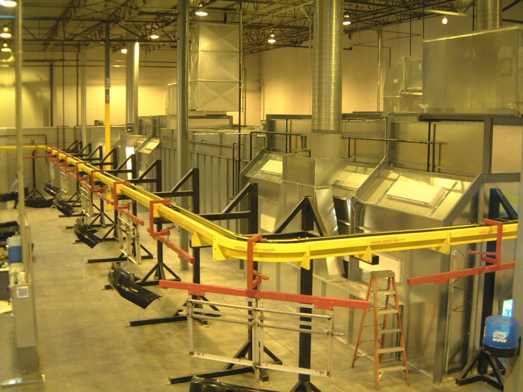 Highline Open Spacing | Rhodes Conveyors